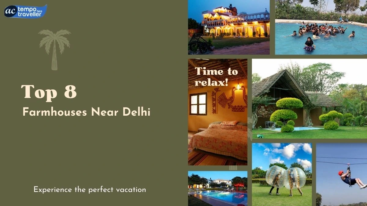 Top 8 Farmhouse Near Delhi with Activities and Group Fun
